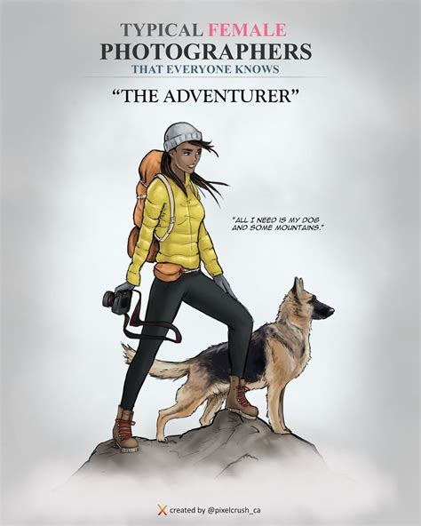 Artist Illustrates Stereotypical Male And Female Photographers And