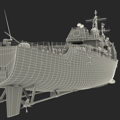 Ticonderoga Class Cruiser Lake Champlain Cg 57 3d Model 3d Model 249
