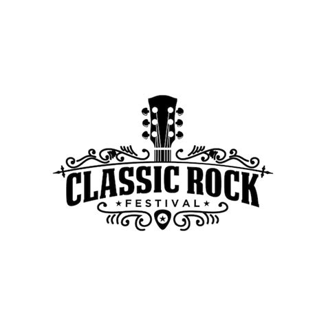 Premium Vector Music Classic Rock Festival Logo Design