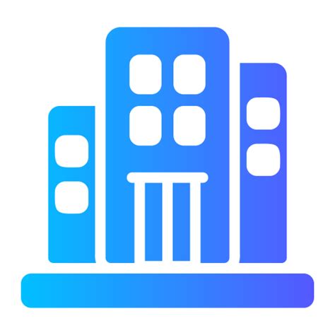 Icono De Edificio De Oficinas Plano