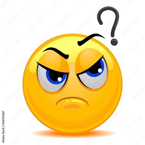Puzzled Smiley Face