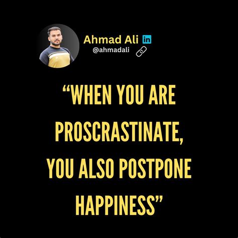 Ahmad Ali On Linkedin What Is Procrastination Procrastination The Productivity Thief And