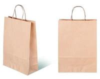 Пакет бумажный с кручеными ручками крафт 240х140х280мм 1уп*250шт ...
