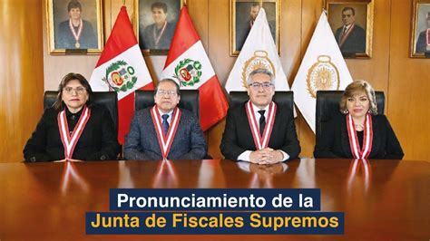 Cuatro Fiscales Supremos Elegirán El Viernes 18 A Nuevo Fiscal De La