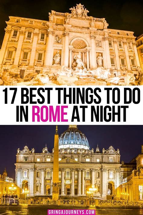 The 17 Best Things To Do In Rome At Night Artofit