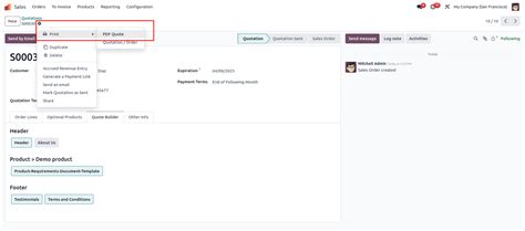 How To Attach Product Documents In Odoo 18 Sales