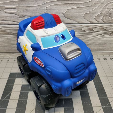 Playskool Police Monster Truck Hasbro Tonka Cushy Sounds Cop Car Soft