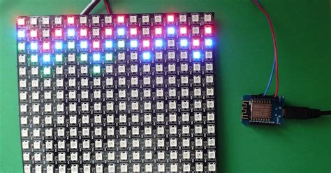 Électronique En Amateur Esp8266 Et Esp32 Contrôle Dune Matrice De