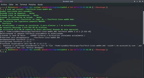 Fastfetch ¿qué Es Y Como Podemos Utilizarlo Sobre Debian