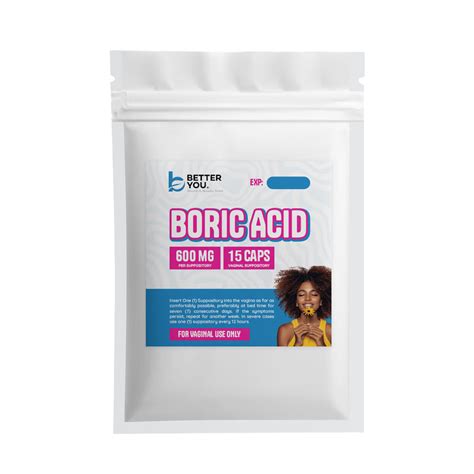 Boric Acid Suppositories Betteryou Health And Beauty Store