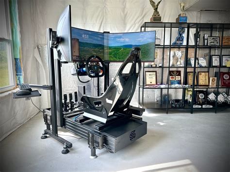 Turn Key Sbr165 Chassis Triple 32”screens Hydraulic Pedals Dbox Haptic