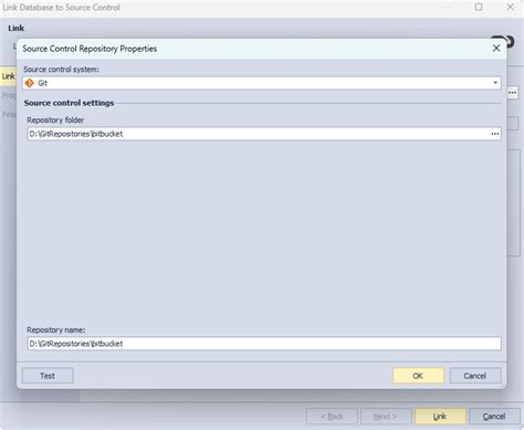 Link A Sql Server Database To A Git Repository In Bitbucket