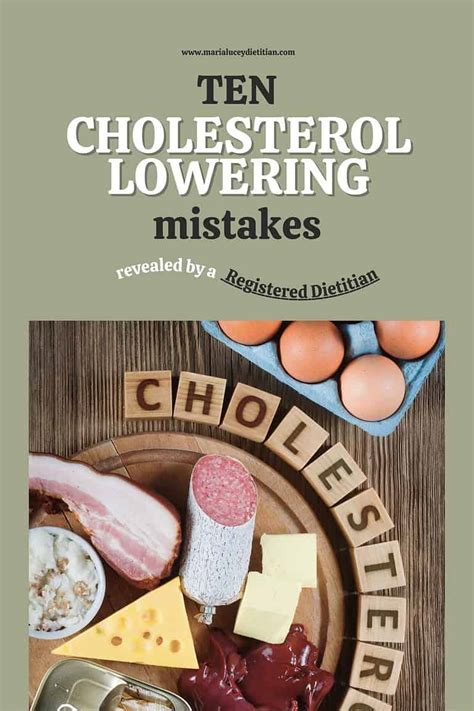Ten Cholesterol Lowering Mistakes You Dont Want To Make — Maria Lucey