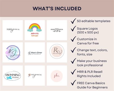 50 Canva Logo Templates Customizable Logos And Branding Kit For Small