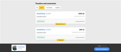 What S New Investigate Add Multiple Events To An Investigation For A Person