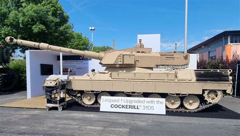 Eurosatory 2022 Αναβαθμισμένο Leopard 1 με πύργο Cockerill 3105 και