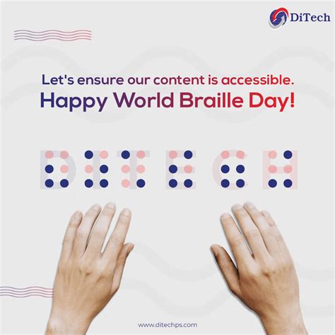 Ditech Process Solutions On Linkedin Ditech Topicals Trend Worldbrailleday Accessibleservices…