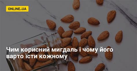 Миндаль – польза для женщин и мужчин, сколько можно есть в день — online.ua