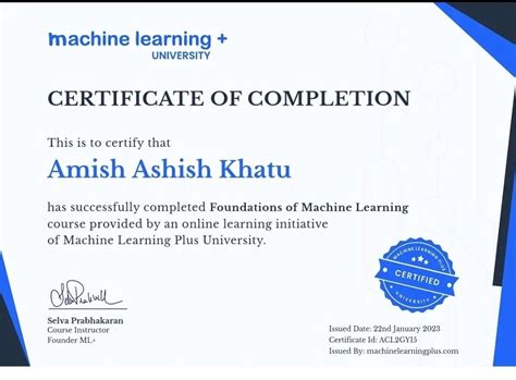 Amish Khatu On Linkedin Machinelearning Datascience Learningandgrowing