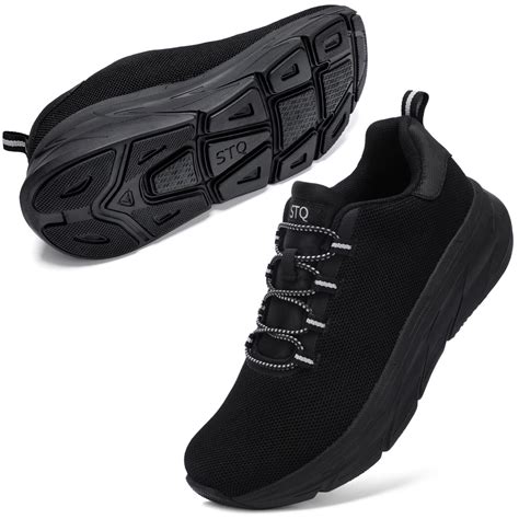 Stq Womens Walking Shoes Slip On Cushioned Breathable Sneakers All