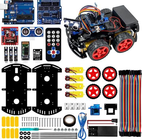 Lafvin 4wd Smart Robot Car Kit V2 For Arduino Robot Stem
