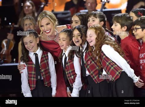 Roma Italia 16 Dicembre Federica Panicucci Concerto Di Natale In Vaticano Xxxi Edizione