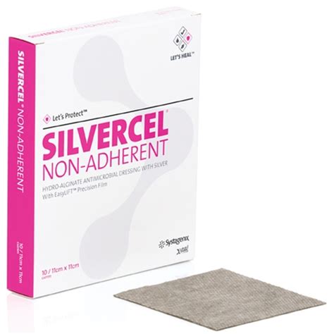 Silvercel Non Adherent Antimicrobial Alginate Dressings With Silver