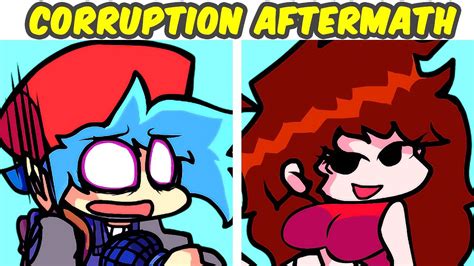 Friday Night Funkin Corruption Reimagined Aftermath Full Week Cutscene Bf Vs Dad Fnf Mod