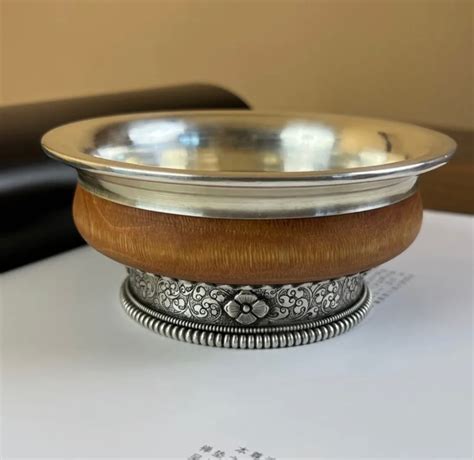 Mongolian Sterling Silver Bowl Khans Pride Vessel Mongoliancraftsman