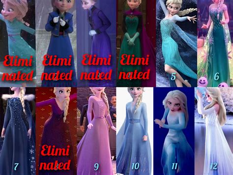 Which Look Is Your Least Favorite Elsa6 Rfrozen