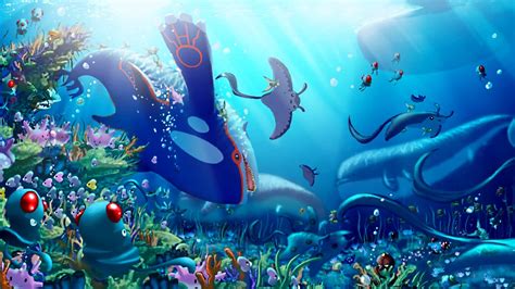 All Water Type Legendary Pokemon