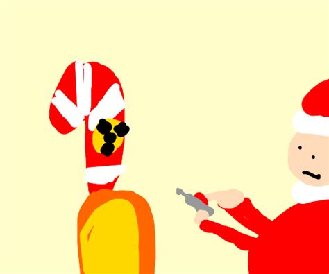 Candy Cane Drawception