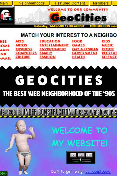 Geocities The Best Web Neighborhood Of The ‘90s Retropond