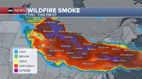 Trees Vanished In Seconds Canadian Wildfires Spread As Smoke Prompts