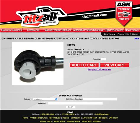 Shift Cable Bushing Kit Transmission 2 Pc Gearbox Shift Rod Bushing