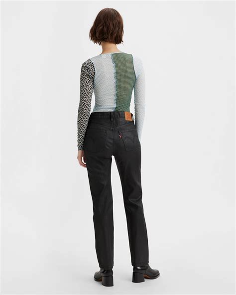 501® Wax Coated Womens Jeans Black Levis® Us