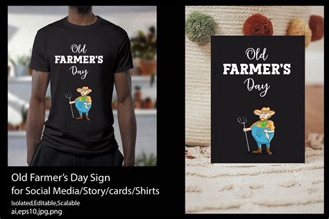 Old Farmers Day Sign Graphic By Karya Langit · Creative Fabrica