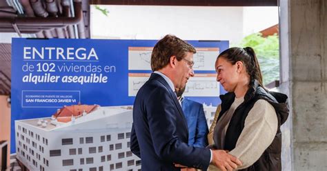 Almeida Pondrá En El Mercado 2 200 Pisos Para La ‘clase Media Una Pareja Sin Hijos Podrá Optar