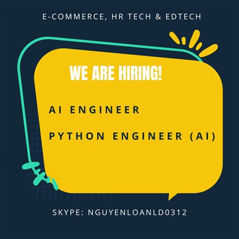 Tuyển Dụng Tìm Việc It Hcmc Python Ai Engineer E Commerce