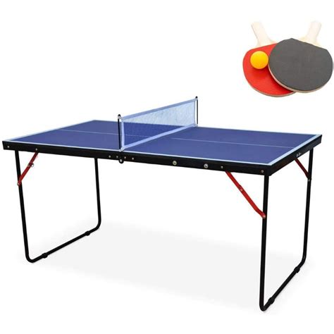 Portable Folding Small Outdoor Ping Pong Table Zincera