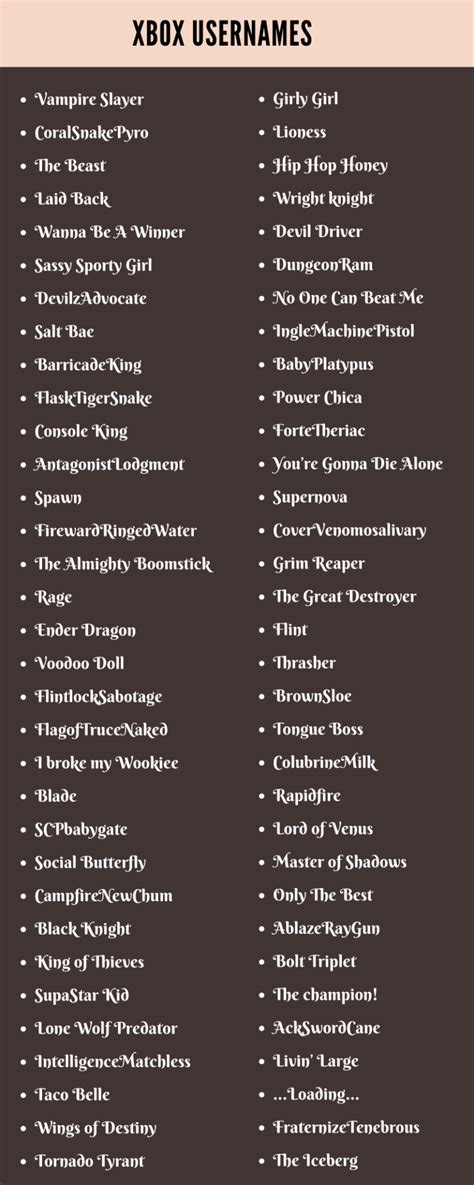 700 Xbox Usernames Ideas To Inspire You