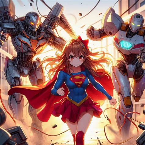 Supergirl Vs Robots 8 By Elodtrebor On Deviantart
