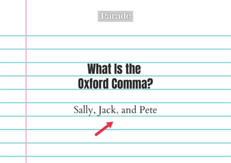 Oxford Comma Proper Use Examples Controversy Parade