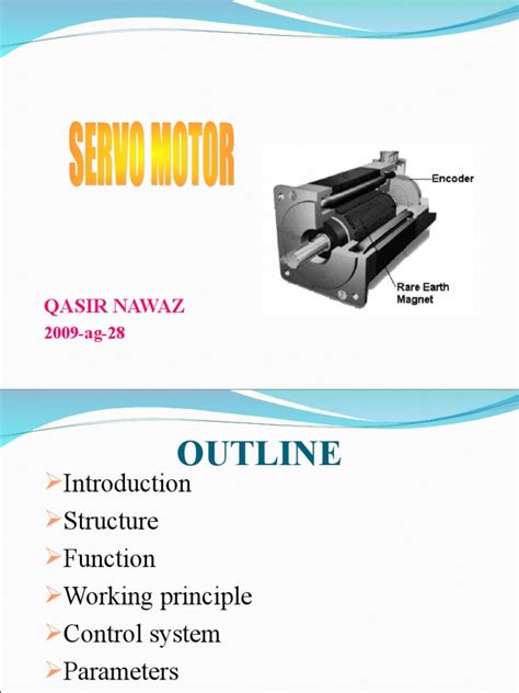 an overview of servo motors their structure function working principle control systems
