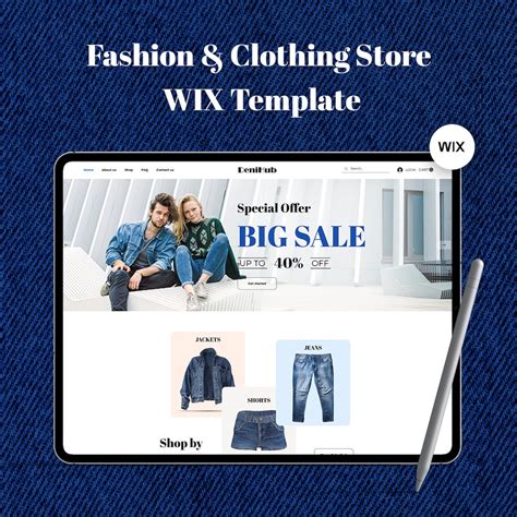 Wix E Commerce Website Template Wix Website Design Wix Online Store