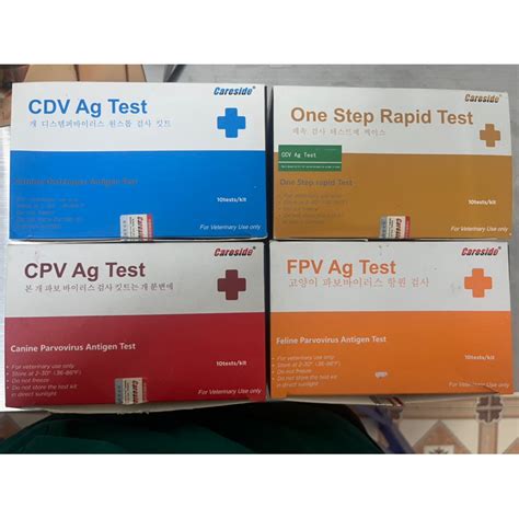 Kít Test Nhanh Bệnh Do Virus Cpv Cdv Ccv Fpv Trên Chó Mèo Dùng Trong Phòng Khám Thú Y