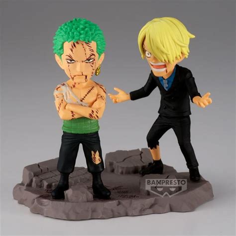 One Piece World Collectable Figure Log Stories Roronoa Zoro And Sanji