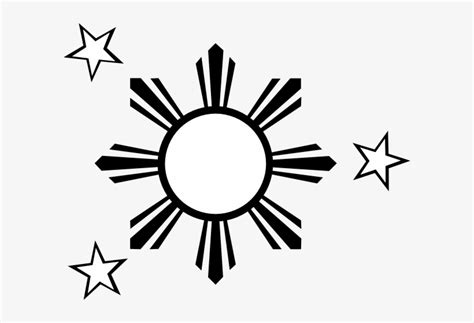 3 Star And A Sun Png Clipart