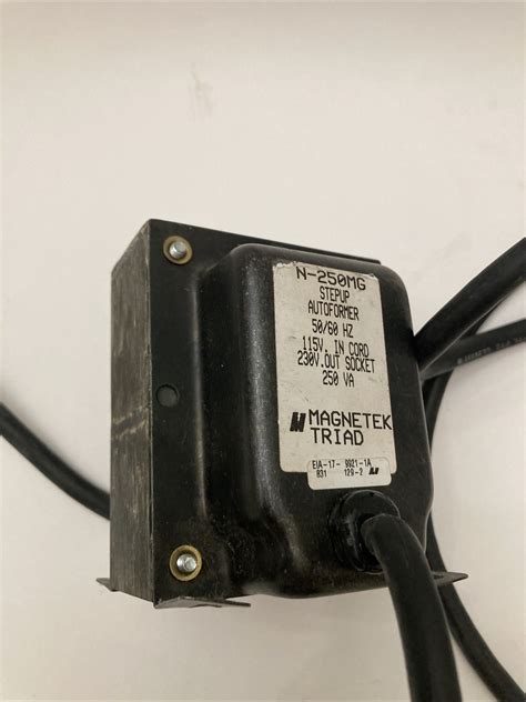 Triad Magnetic 115v To 230v Step Up Transformer N 250mg Ebay