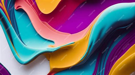 Premium Photo Abstract Liquid Colour Flowing Background
